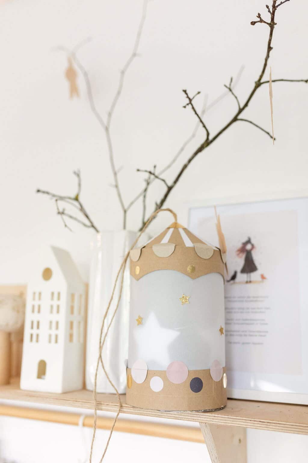 DIY Laterne im Boho-Stil basteln für St. Martin