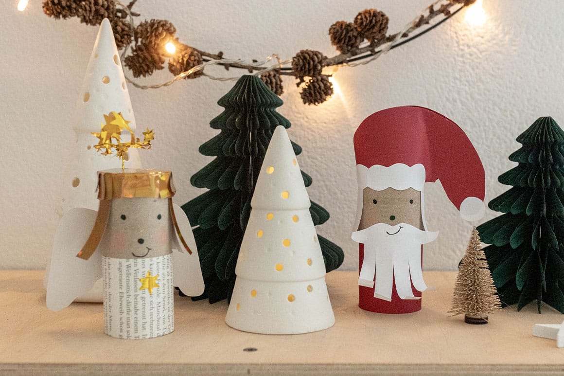 Spannende Weihnachtsdeko Basteln Mit Kindern Bild
