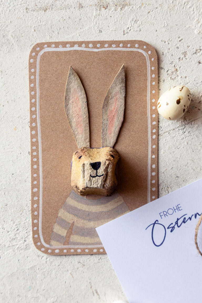 Osterhasen Aus Eierkarton Basteln
