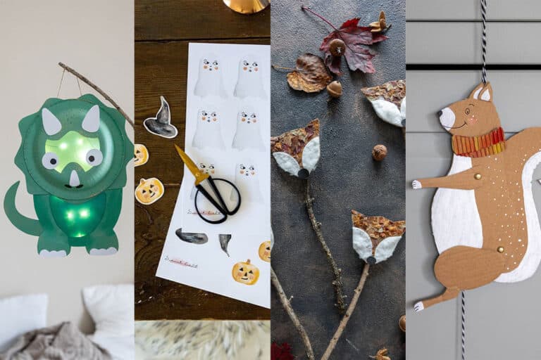 Bastelideen mit Papier: einfache DIYs für Kinder & Erwachsene