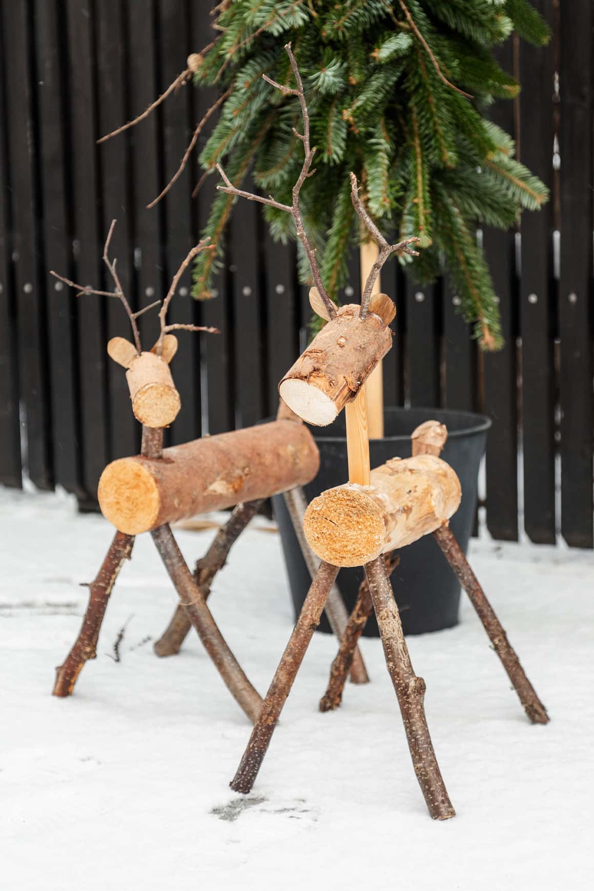 Spannende Weihnachtsdeko Aus Holz Selber Machen Bild